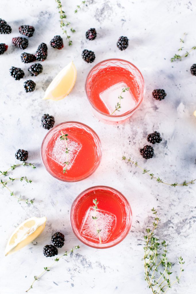 A Brambling Blackberry Cocktail Recipe - A BLONDE VINTAGE